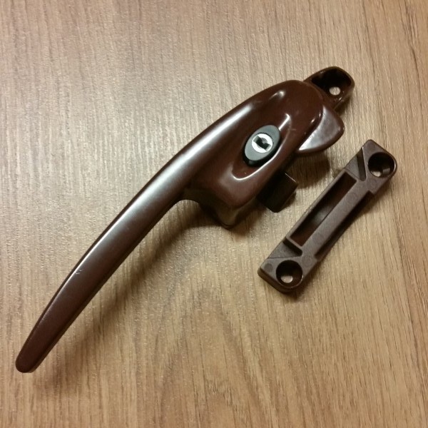Timber Window Handle -Brown Left Hand (HAN41E) – LockStocker – King ...